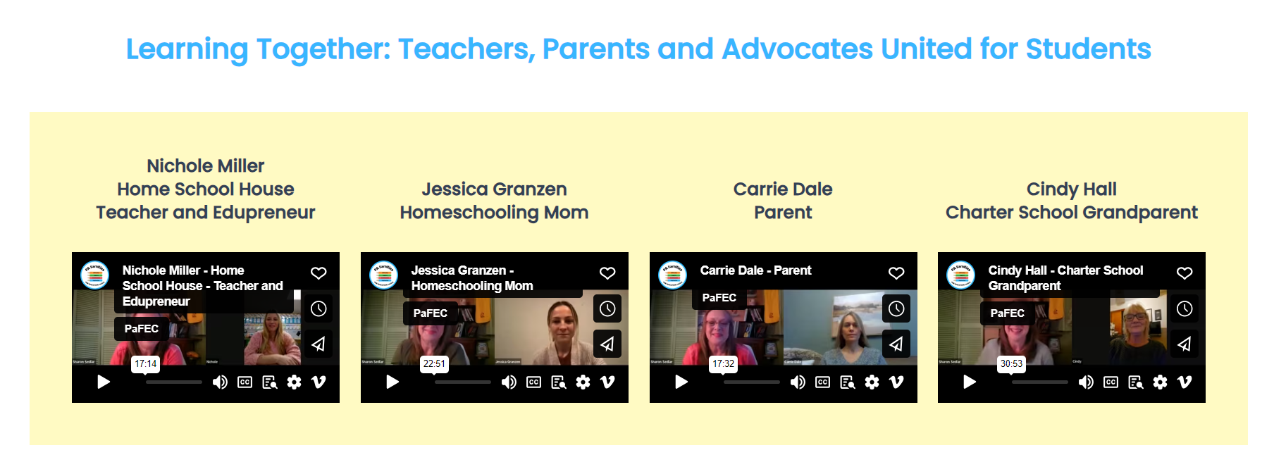 Learning Together: Teachers, Parents and Advocates United for Students ...