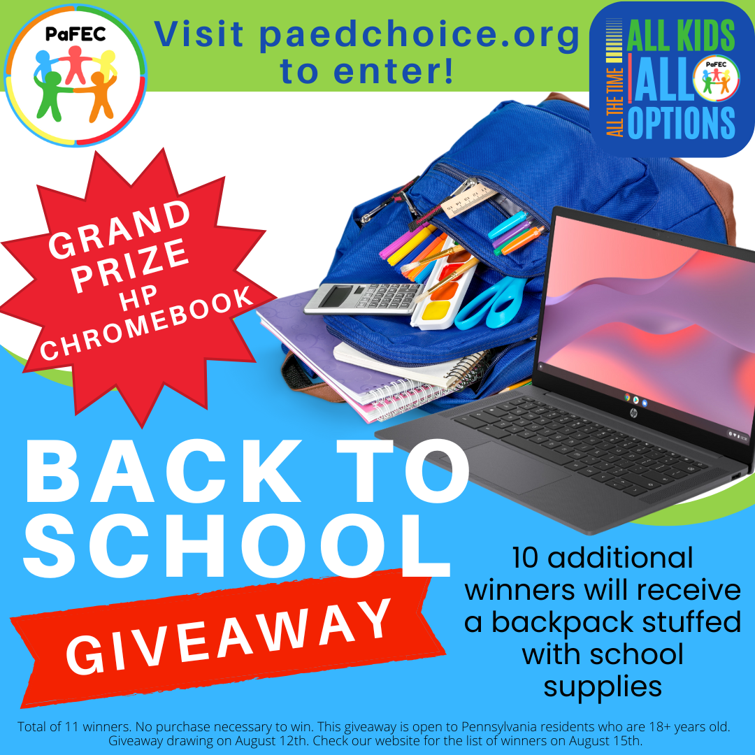 Back to School Giveaway - PaFEC